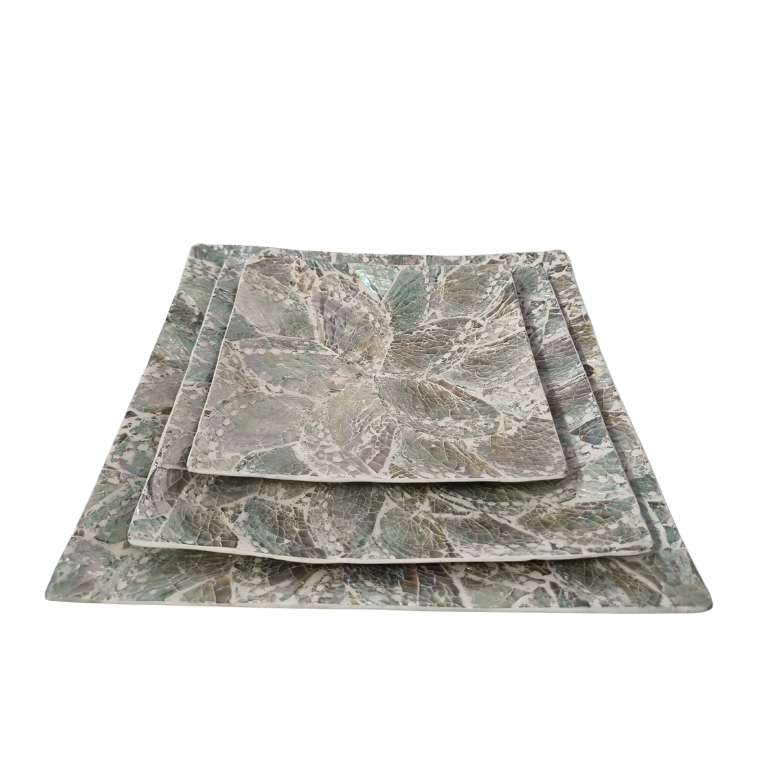 Elegant Abalone Shell Plates Design for Luxury Homes - Azure Decor