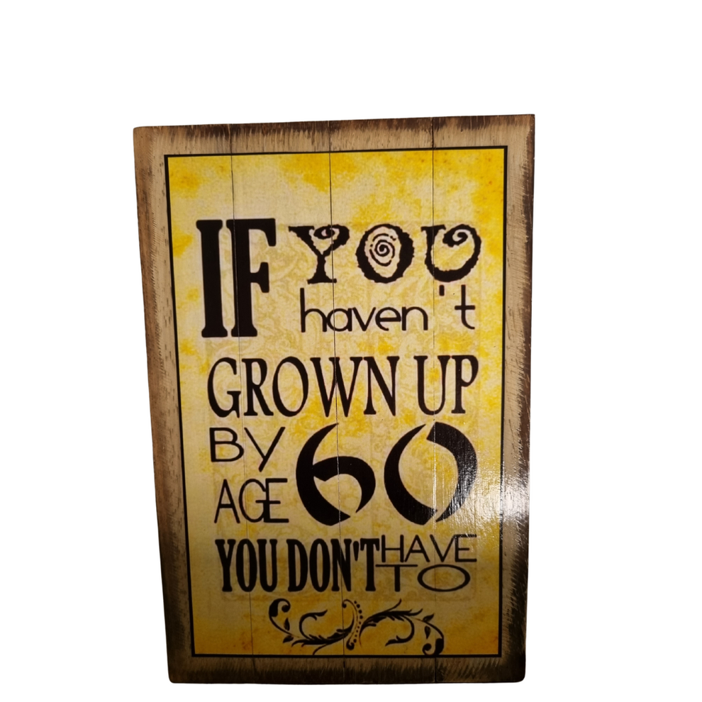 Inspirational Quote Signs Wall Art - Azure Decor