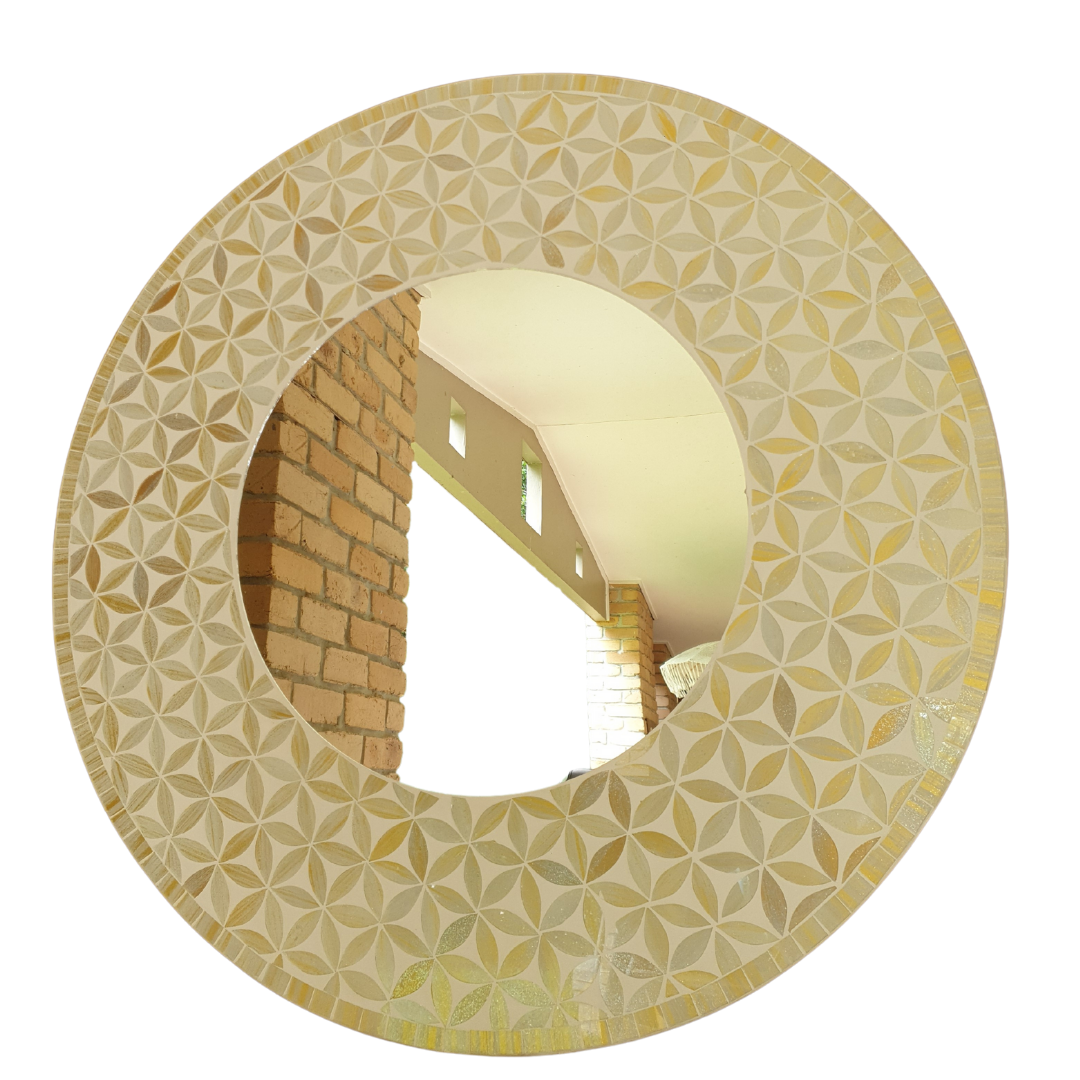 Mosaic Mirror Neutral Tones - Azure Decor