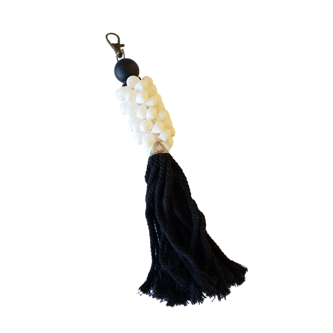 Tassel and Moon Shell Decor - Azure Decor